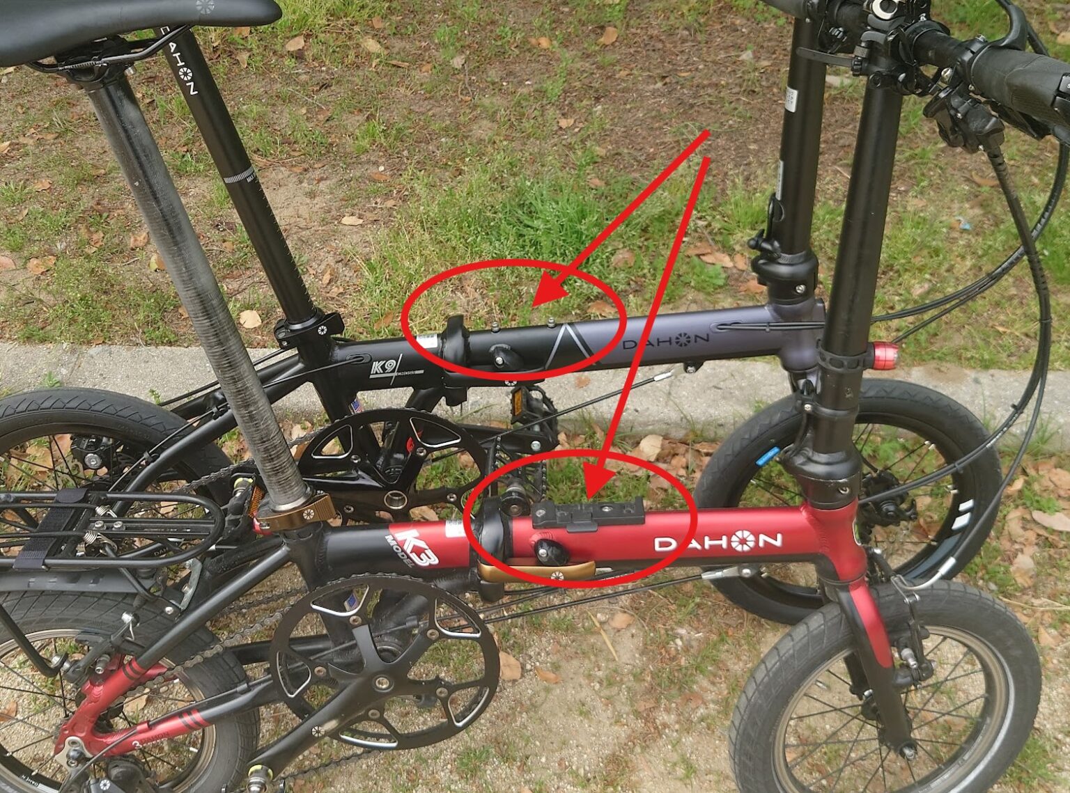 DAHON K3/K9X ゆるカスタム（トップチューブ編） | ころなるーぷ